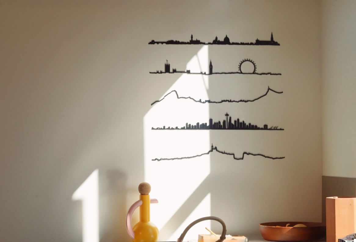 Metal wall decorations designed and made in France | The Line