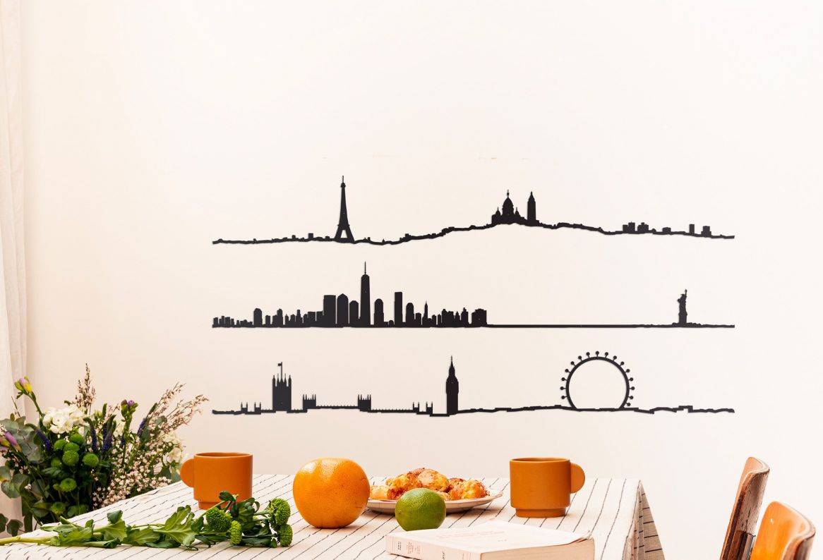 Metal wall decorations designed and made in France | The Line